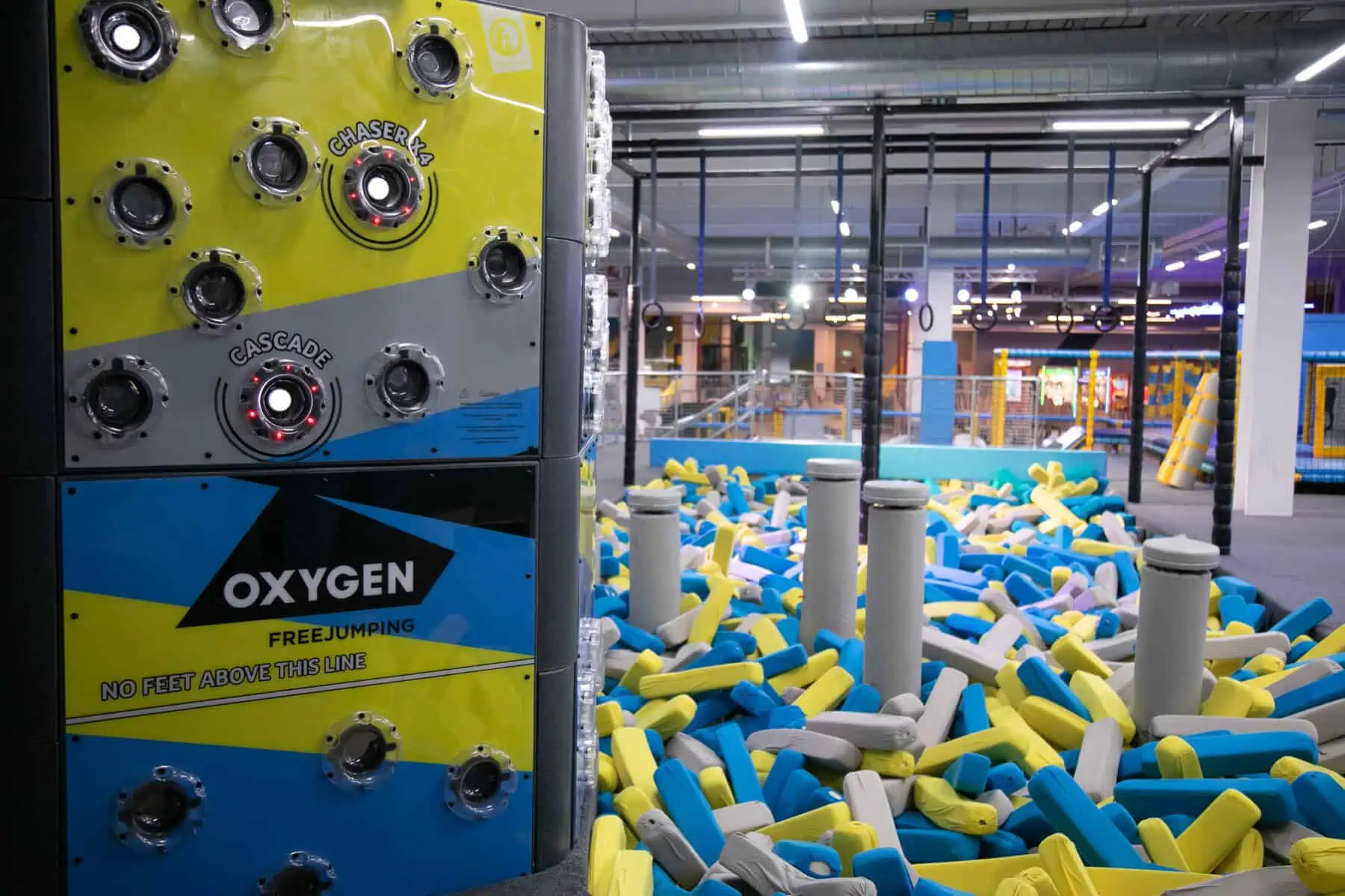 Freejumping Amenities at The O2 | Oxygen Activeplay