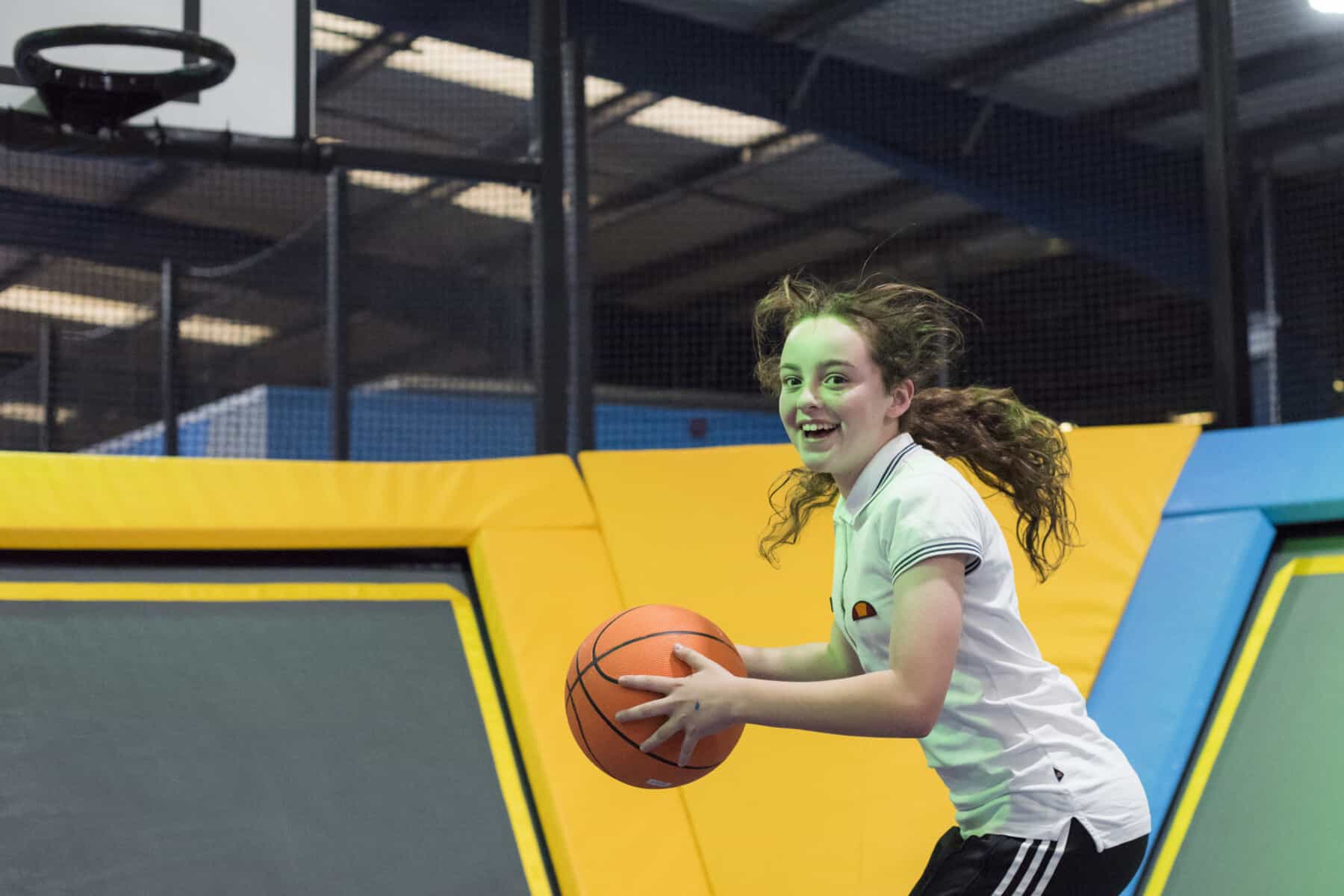 Try Our Slam Dunk Trampoline Basketball | Oxygen Indoor Activity Parks