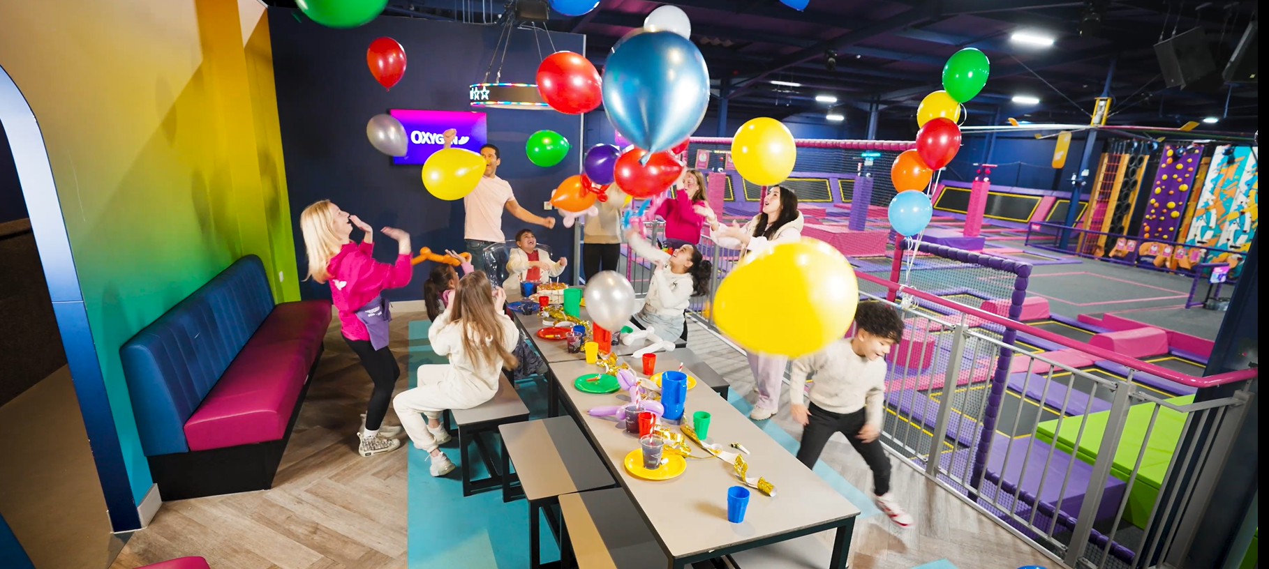 Trampoline Parties for Children in Coventry | Oxygen Activeplay